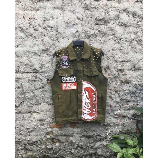Jual VEST PUNK / JAKET / ROMPI CUSTOM | Shopee Indonesia
