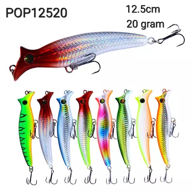 Jual umpan popper umpan casting top water 125mm 20 gram | Shopee Indonesia