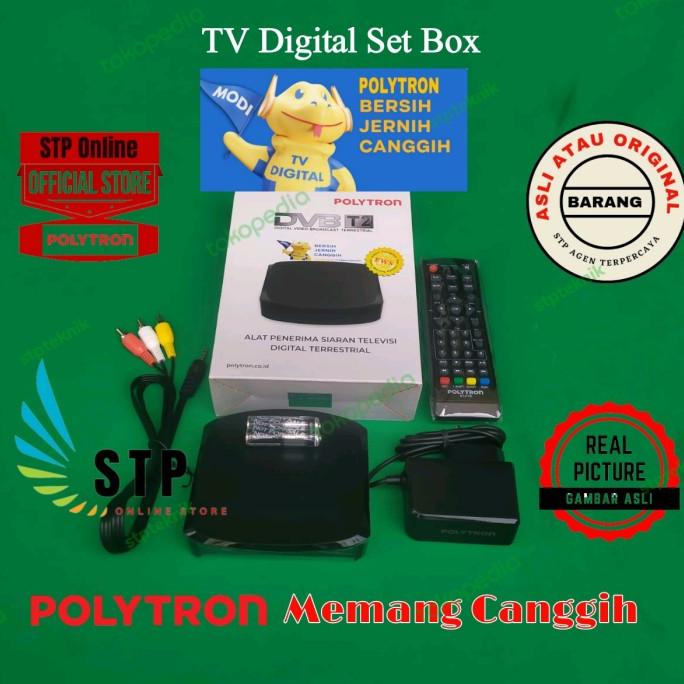 Jual TV SET BOX DIGITAL DVB T2 POLYTRON 2311 | Shopee Indonesia