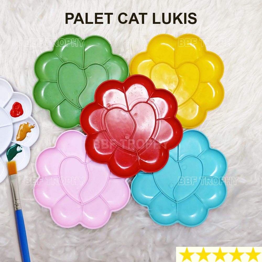 Jual Palet Lukis Cat Air/Acrylic/Minyak/Peralatan Alat Melukis | Shopee ...