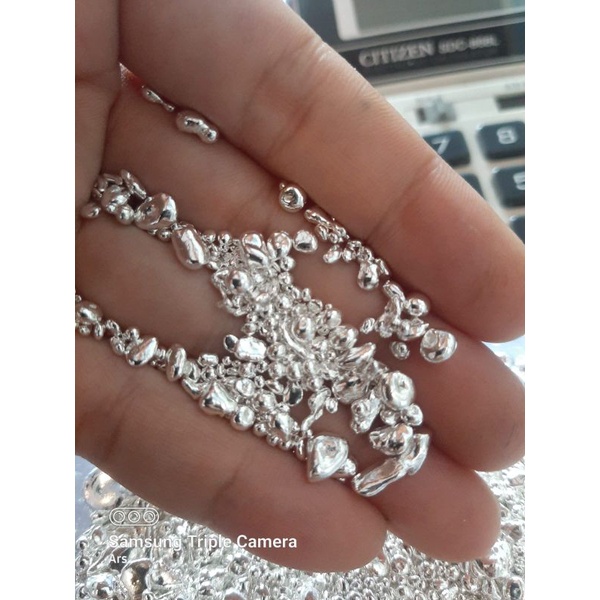 Jual Perak Murni 999 pure granule original (minimal pembelian 5 gram ...
