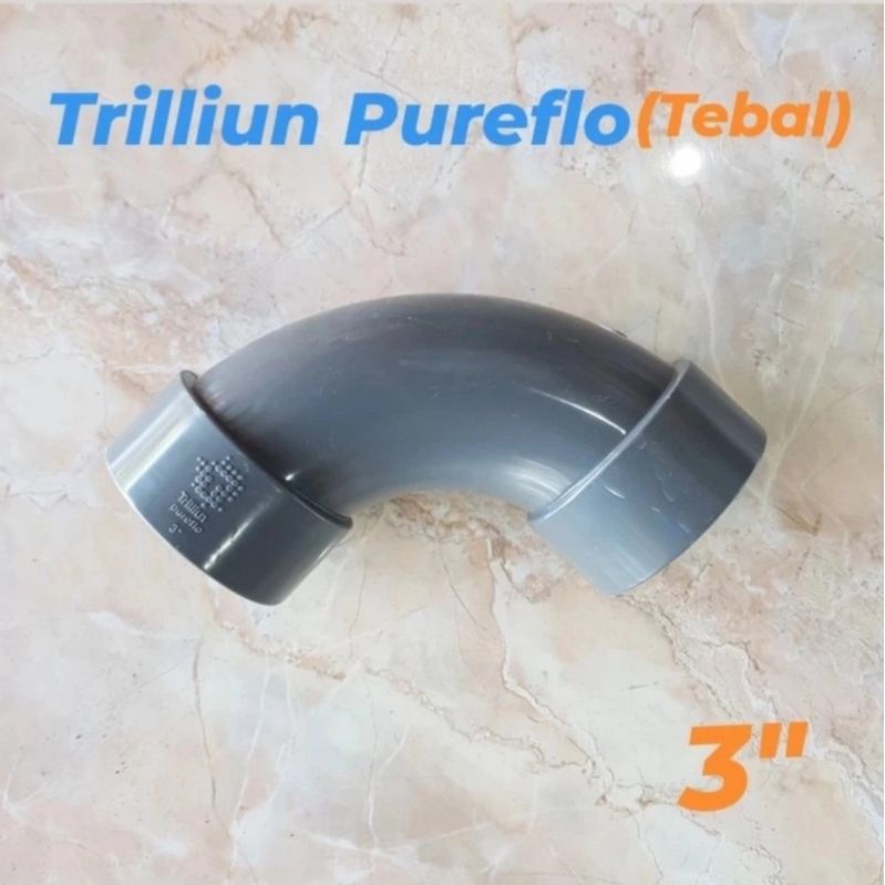 Jual Long elbow/Large radius elbow/Long bow/Keni/Knee/Knie PVC 3 ...