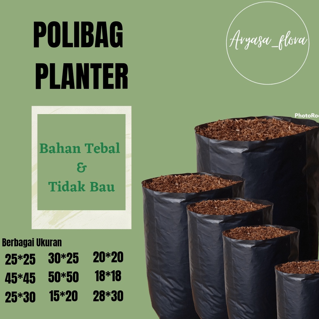 Jual Polibag Tanaman/Polibag Ecer Berbagai Ukuran | Shopee Indonesia
