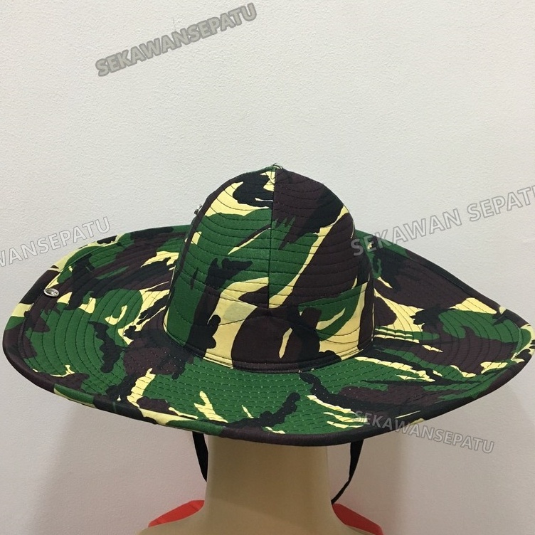 Jual TOPI Petani DAUN LEBAR JUMBO Topi Rimba Berkebun | Shopee Indonesia
