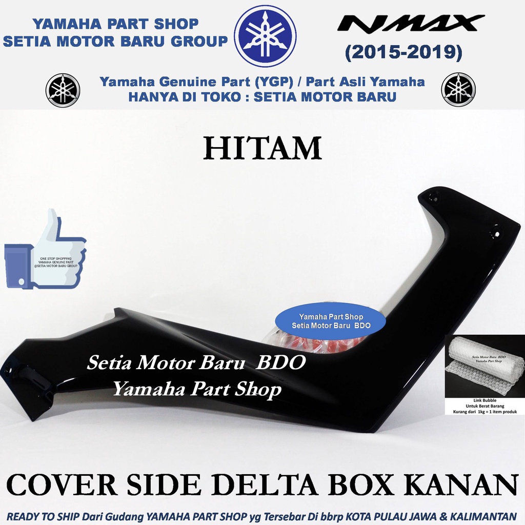 Jual Cover Side Delta Box Lantai Samping Hitam Kanan Nmax N Max Old ...