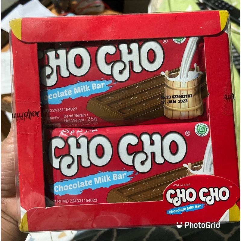 Jual CHO CHO CHOCOLATE MILK BAR ISI 12PC x 15gr | Shopee Indonesia