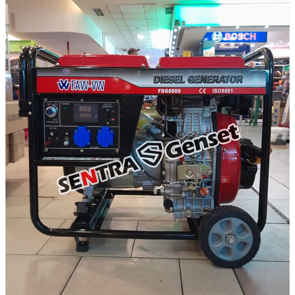 Jual Genset solar diesel 6000-6500 watt 8 KVA- FAW VW FDG 8000 Germany Tech | Shopee Indonesia