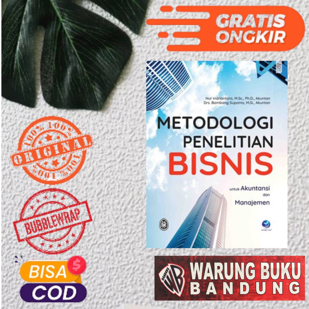 Jual Buku Metodologi Penelitian Bisnis Untuk Akuntansi Dan Manajemen - Nur Indriantoro | Shopee ...