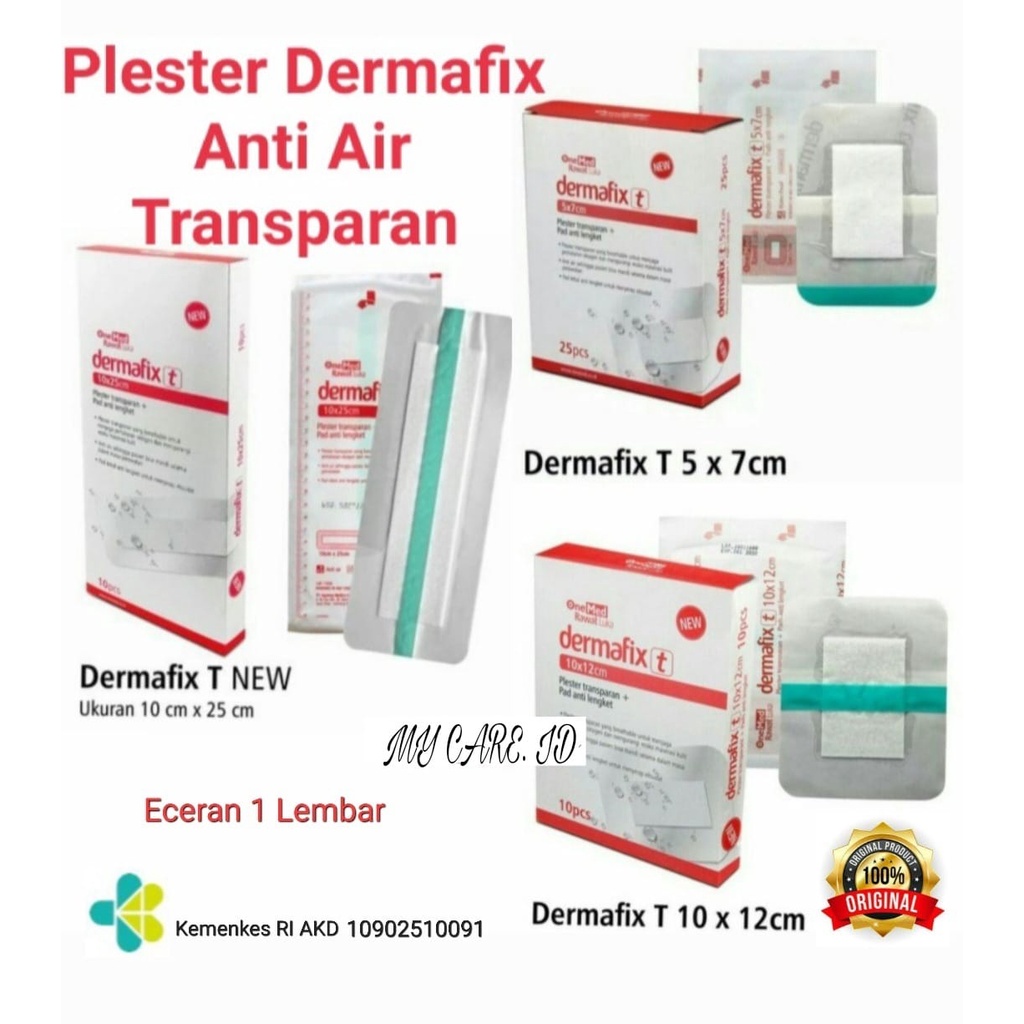 Jual LynCare Dermafix T Plester Luka Transparan Anti Air - Plester Anti ...