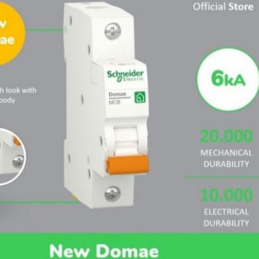 Jual mcb 1p 6a, 10a, 16a, 20 schneider - 20A | Shopee Indonesia