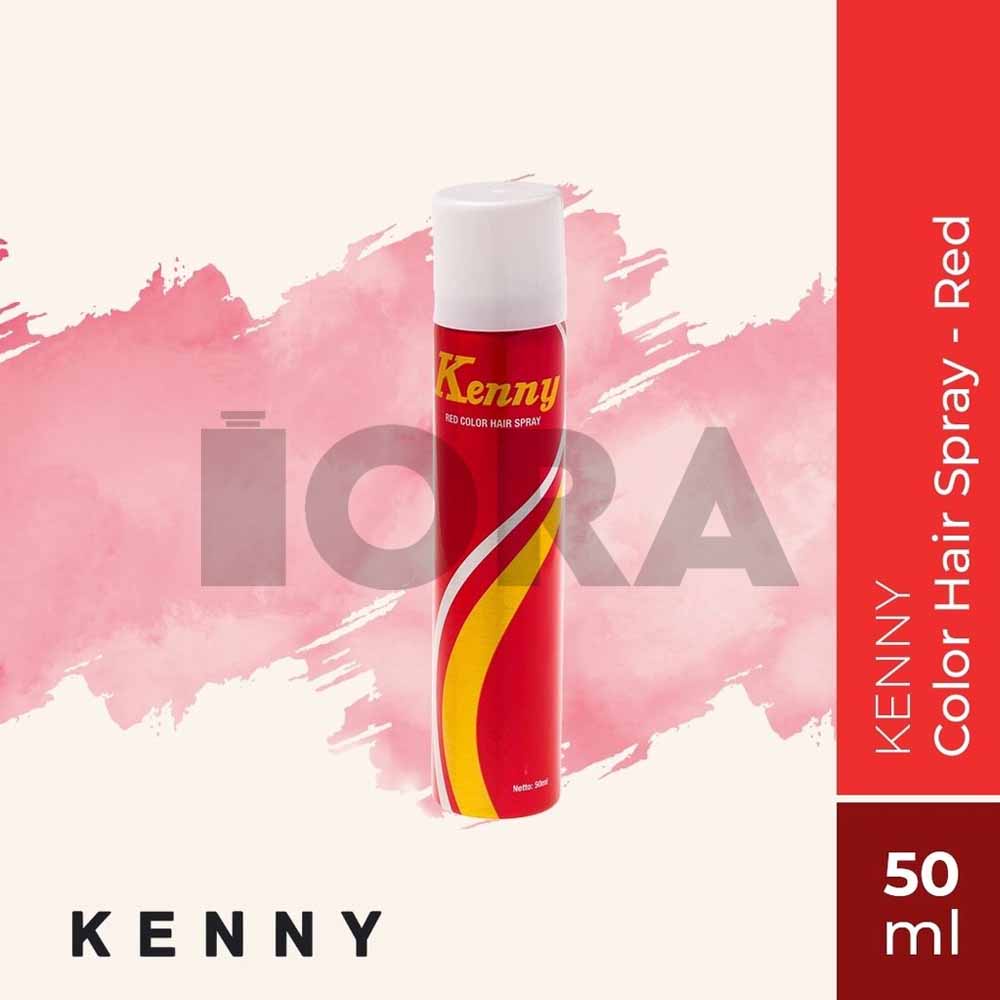 Jual Kenny Color Hair Spray 50ml - Hairspray Warna Lokal Kecil BLACK ...