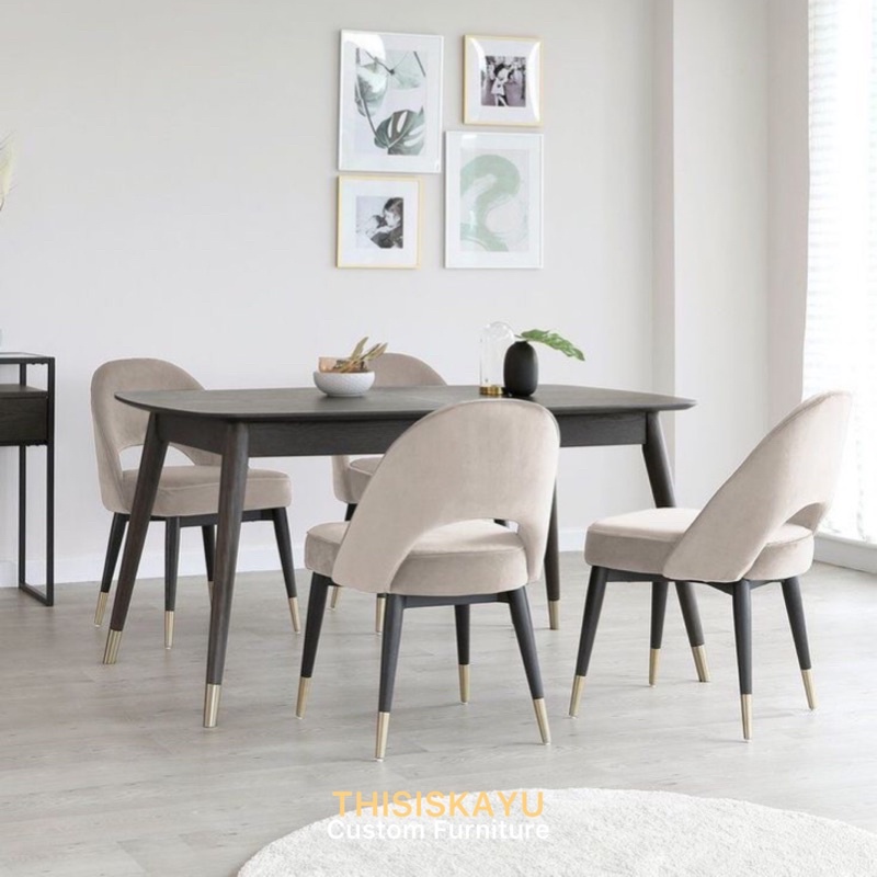 Jual MEJA MAKAN SET KAYU ASLI SOLID KURSI SOFA ELEGANT | MEJA MAKAN SET ...