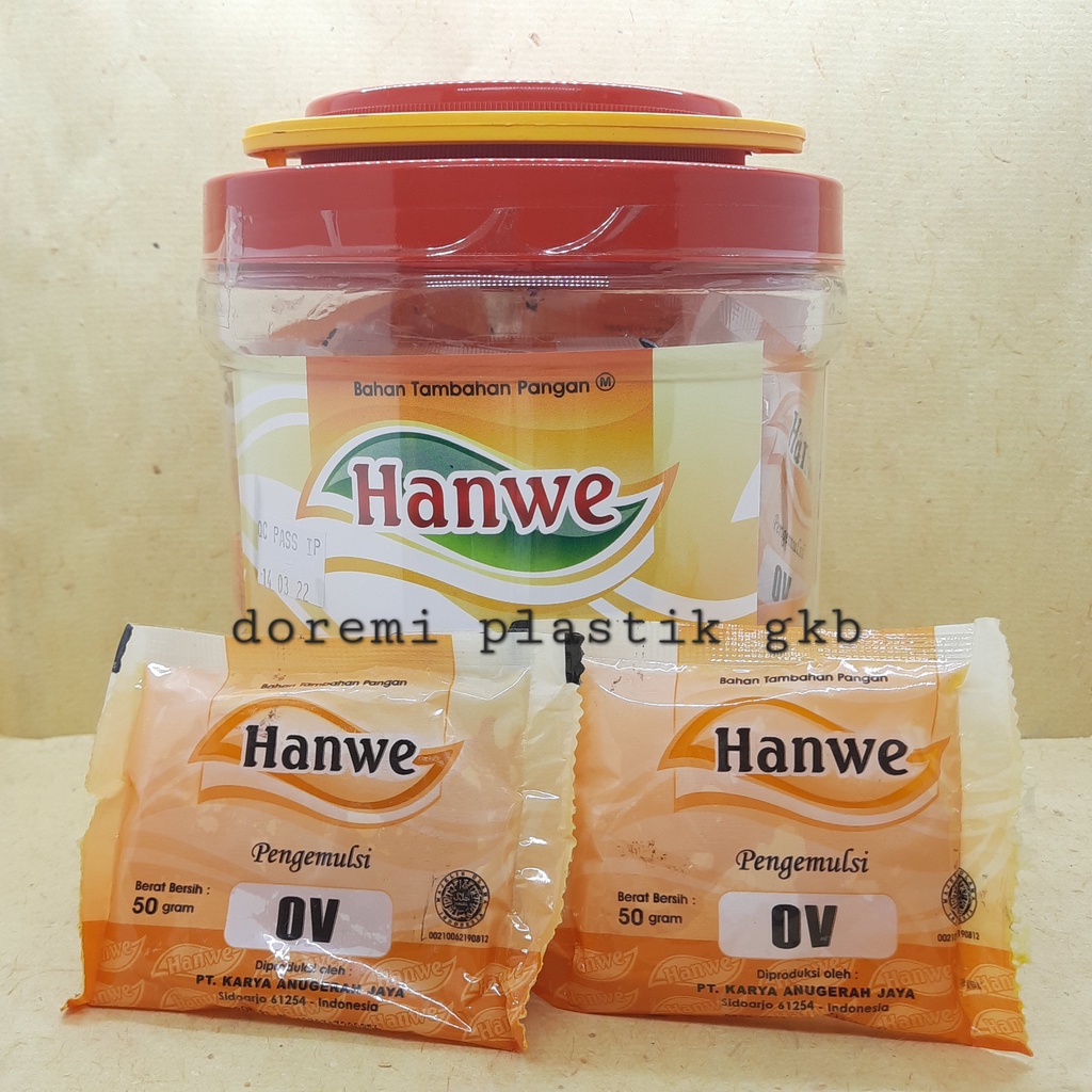 Jual R&W Hanwe Ovalet SP Sachet Cake Emulsifier Pengembang Pelembut ...