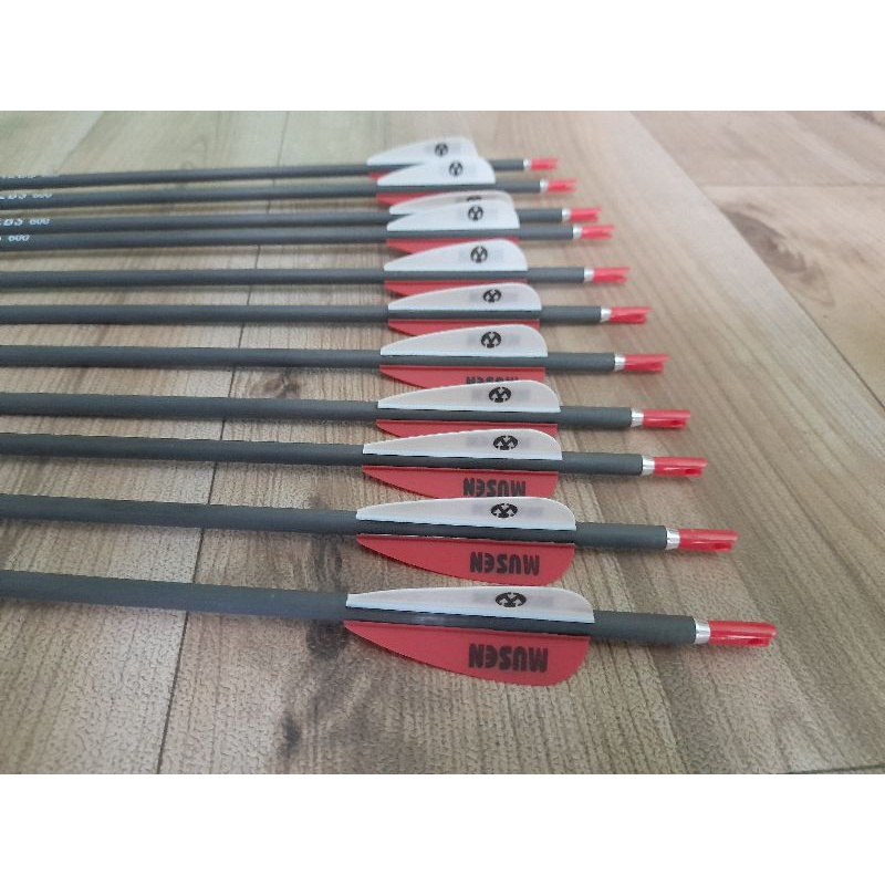 Jual Musen Pure Carbon MSTJ - 42 BS spine 600 Ori | Shopee Indonesia