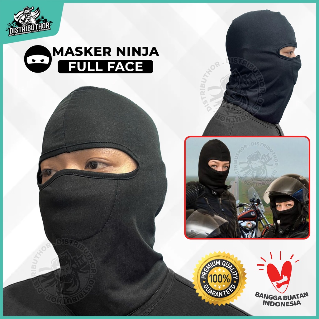 Jual Masker Ninja Full Face Sarung Kepala Polos Pelindung Anti Debu ...