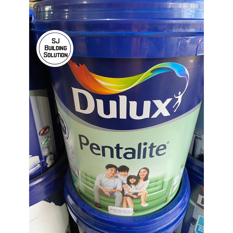 Jual Cat Tembok Dulux Pentalite Base A White 20Ltr 20 Ltr 25 kg 25kg ...