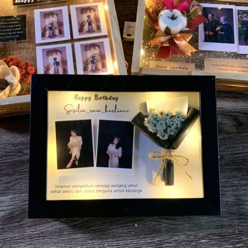 Jual 6R MINIMALIS | kado custom ulang tahun cewek cowok | kado natal | bingkai foto custom ...