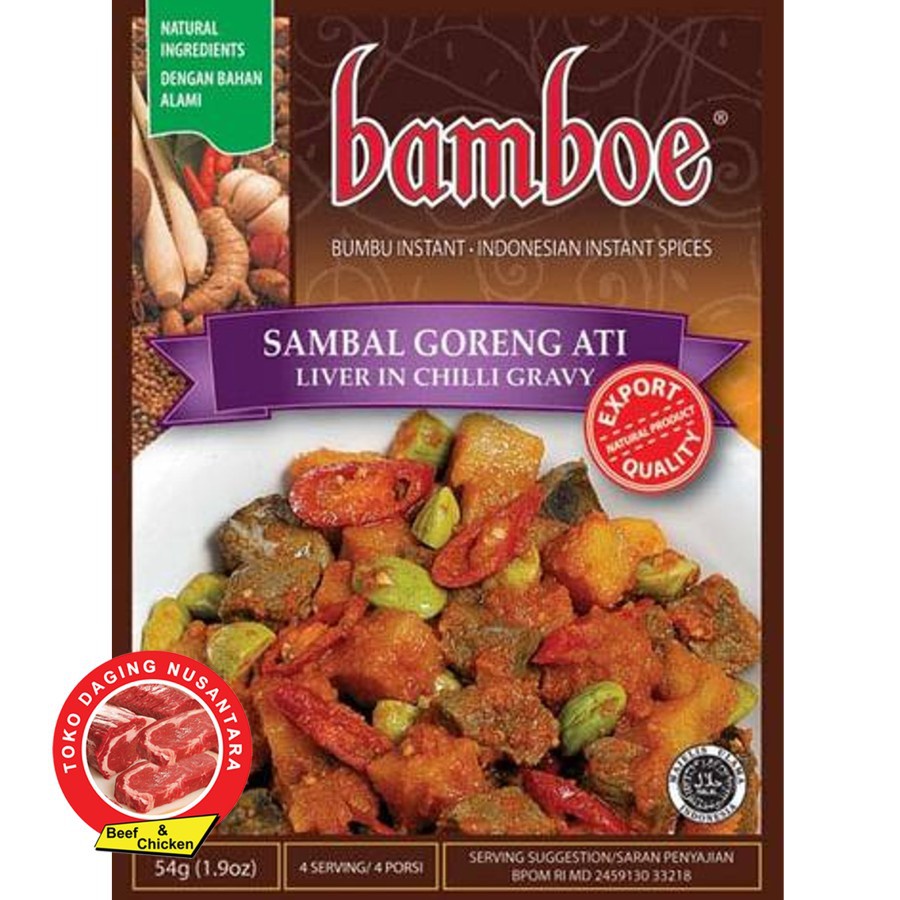 Jual Bamboe Bumbu Sambel Goreng Ati 46gr | Shopee Indonesia