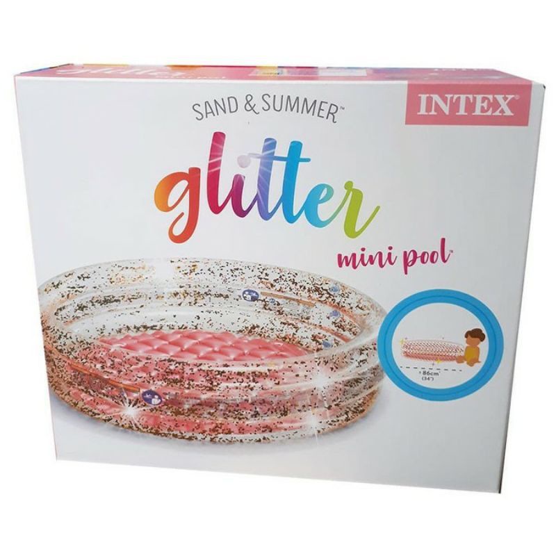 Jual Intex Glitter Swimming Pool Preloved kolam renang anak | Shopee ...