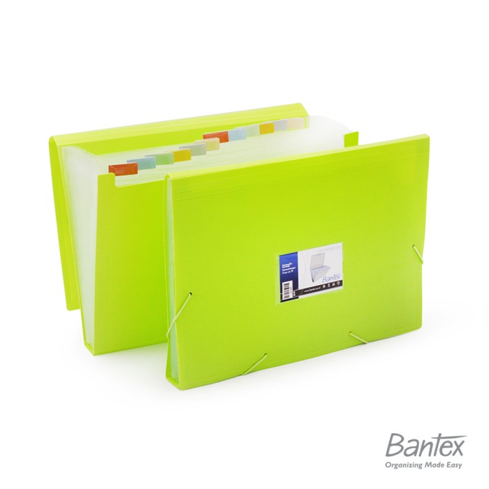 Jual Bantex Expanding File A4 Lime 3600 65 | Shopee Indonesia