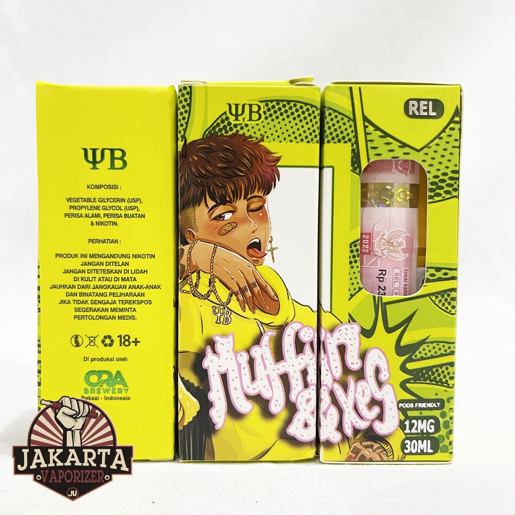 Jual PODS FRIENDLY MUFFIN & XES PODS V3 30ML 12MG BY YB REZA ARAP X ORA ...