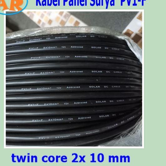 Jual Kabel Panel Surya PV1-F 2X10mm Twincore Tinned Copper | Shopee ...