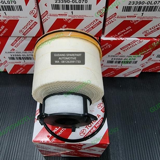 Jual FILTER SOLAR FUEL FILTER INNOVA REBORN FORTUNER VRZ HILUX 23390 ...
