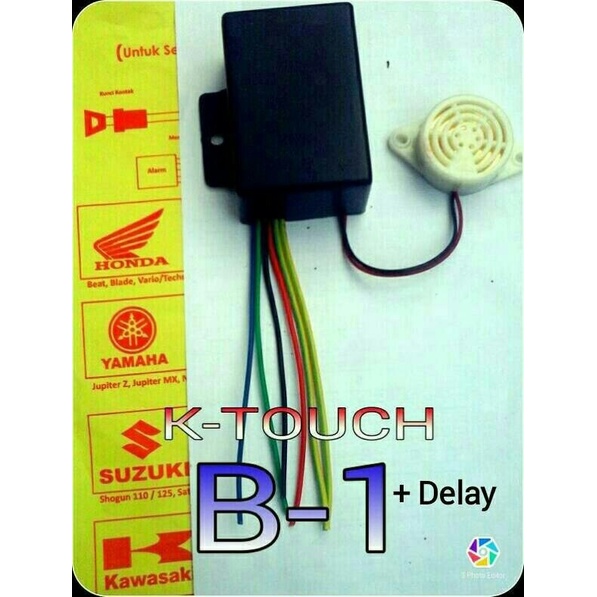 Jual alarm motor sensor sentuh jari key touch | Shopee Indonesia