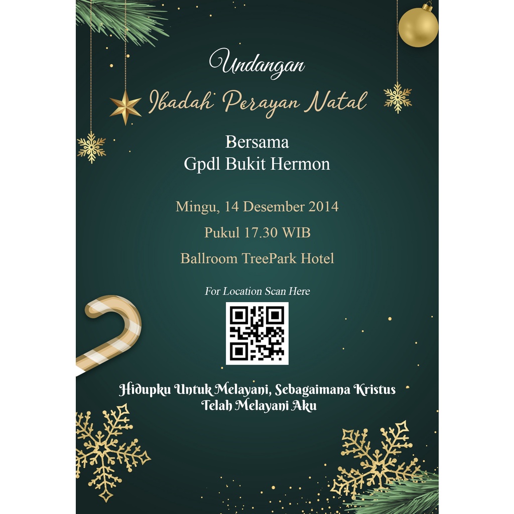Jual UNDANGAN DIGITAL PERAYAAN NATAL | Shopee Indonesia