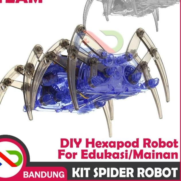 Jual ROBOT LABA LABA HEXAPOD ELECTRIC SPIDER ROBOT KIT DIY STEAM ...