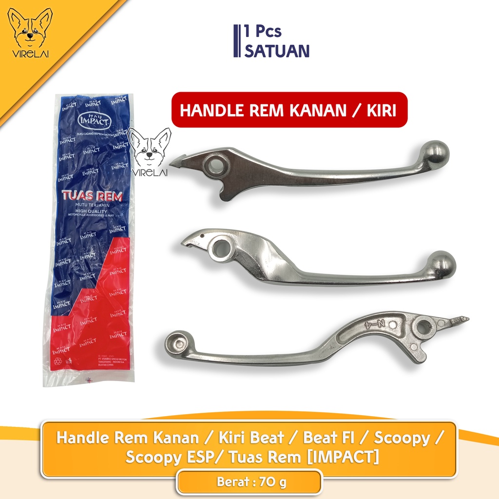 Jual Handel Rem Kanan / Kiri Beat / Beat FI / Scoopy / Scoopy ESP / PCX ...