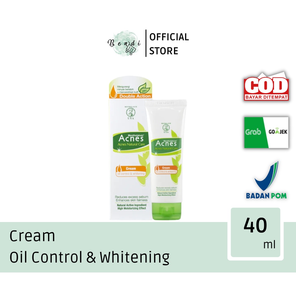 Jual ACNES Cream Oil Control and Whitening 40 gr | Shopee Indonesia