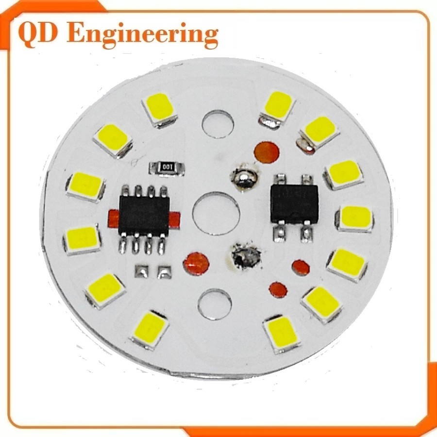 Jual LED AC 220V 7W Driverless Non Driver SMD Cold White Lampu LED AC ...