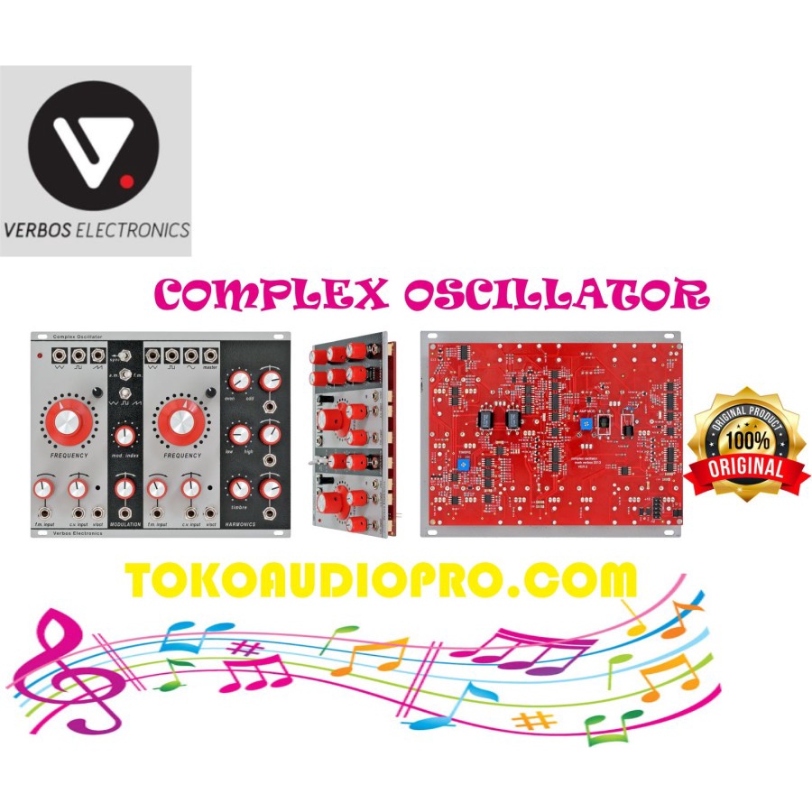 Jual Verbos Electronics Complex Oscillator Eurorack Synthesizer | Shopee Indonesia