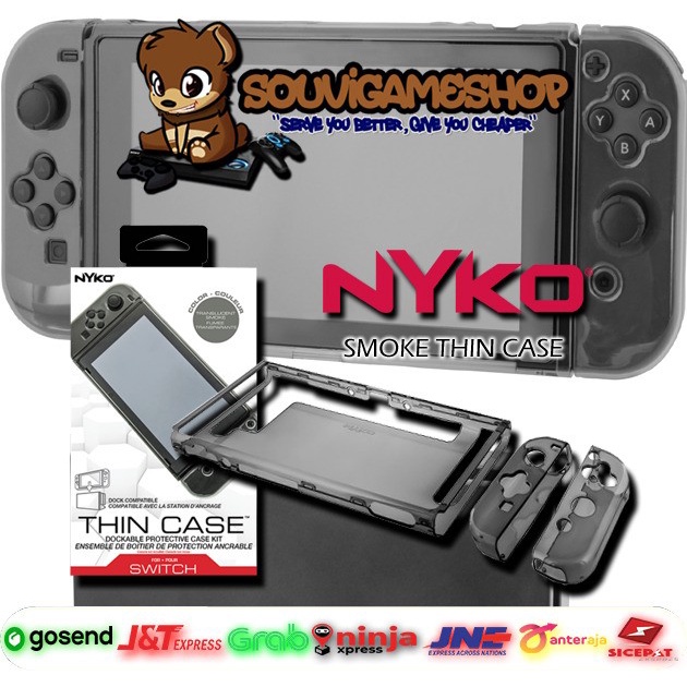 Jual Sill Nintendo Switch Nyko Thin Case (Smoke) | Shopee Indonesia