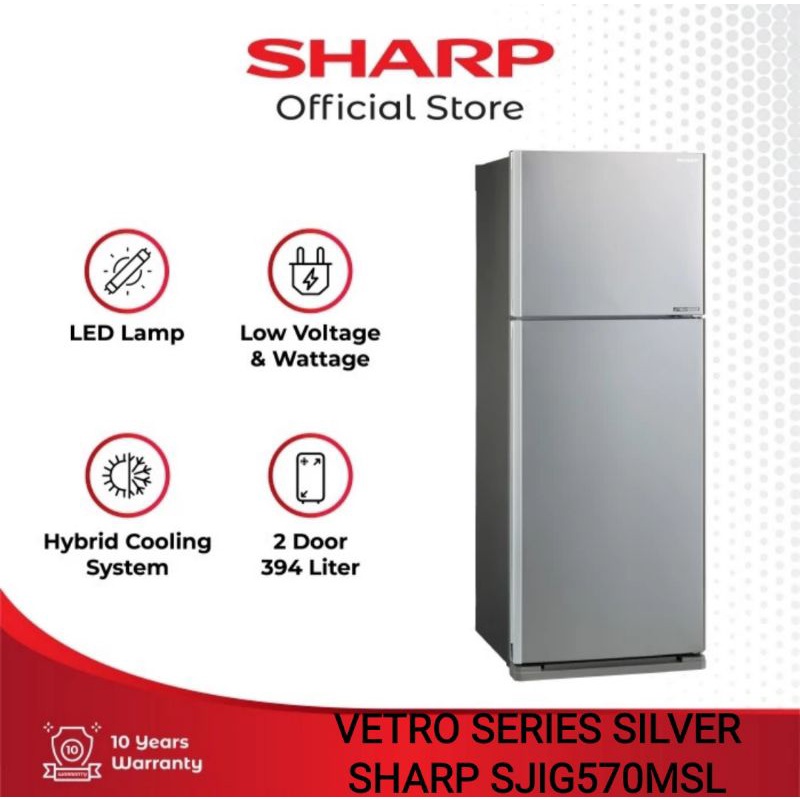 Jual Kulkas Besar 2 Pintu Big 2 Door Refrigerator - Vetro Series Silver ...