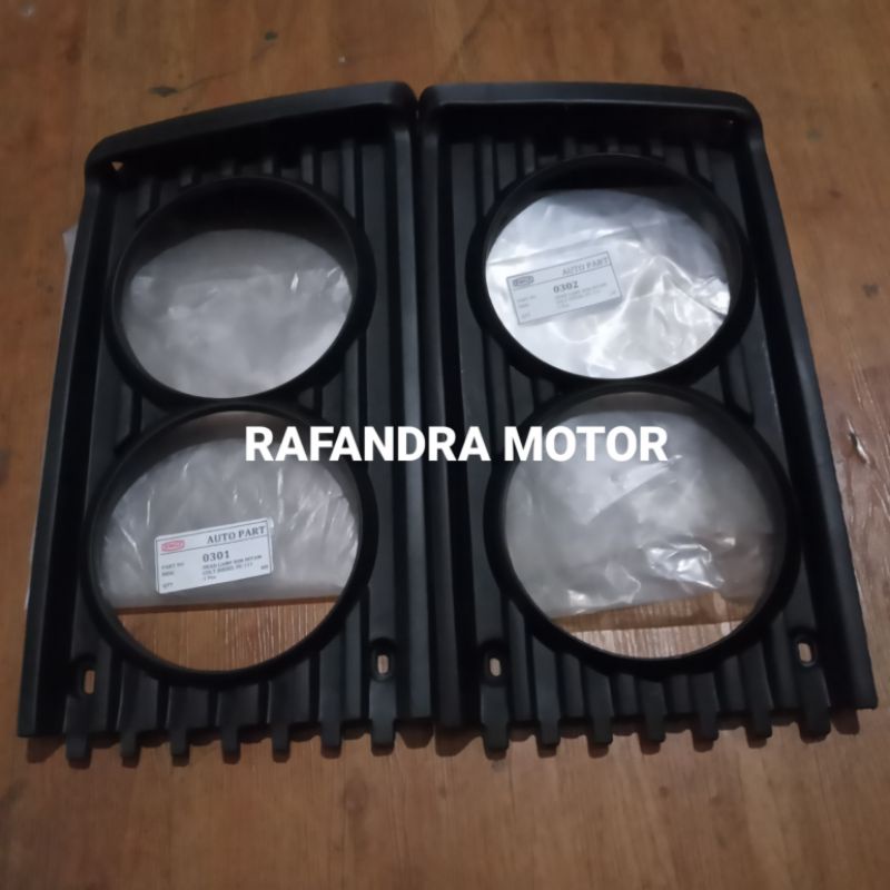 Jual GARNIS LAMPU/GRILL LAMPU DEPAN COLT DISEL/PS100/120 OMPLONG EMGI ...