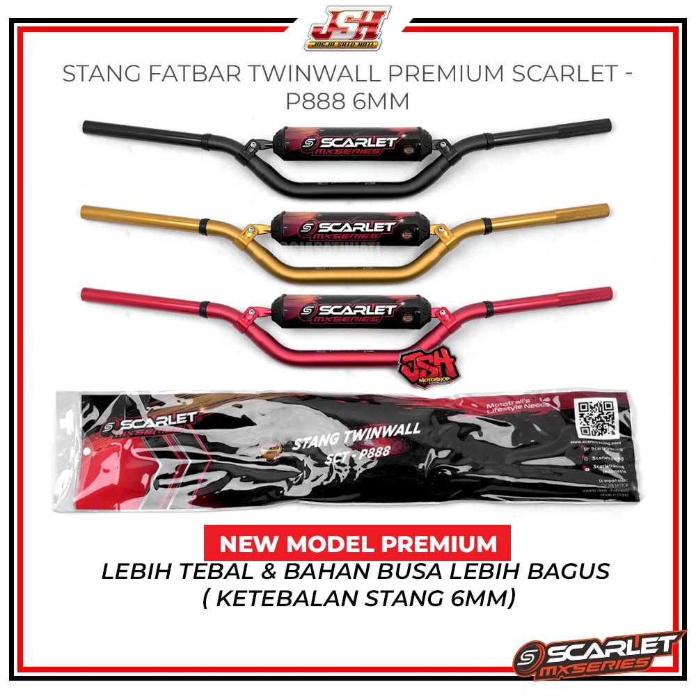 Jual Stang Fatbar Twinwall Premium Scarlet MX Series P888 6 mm ...