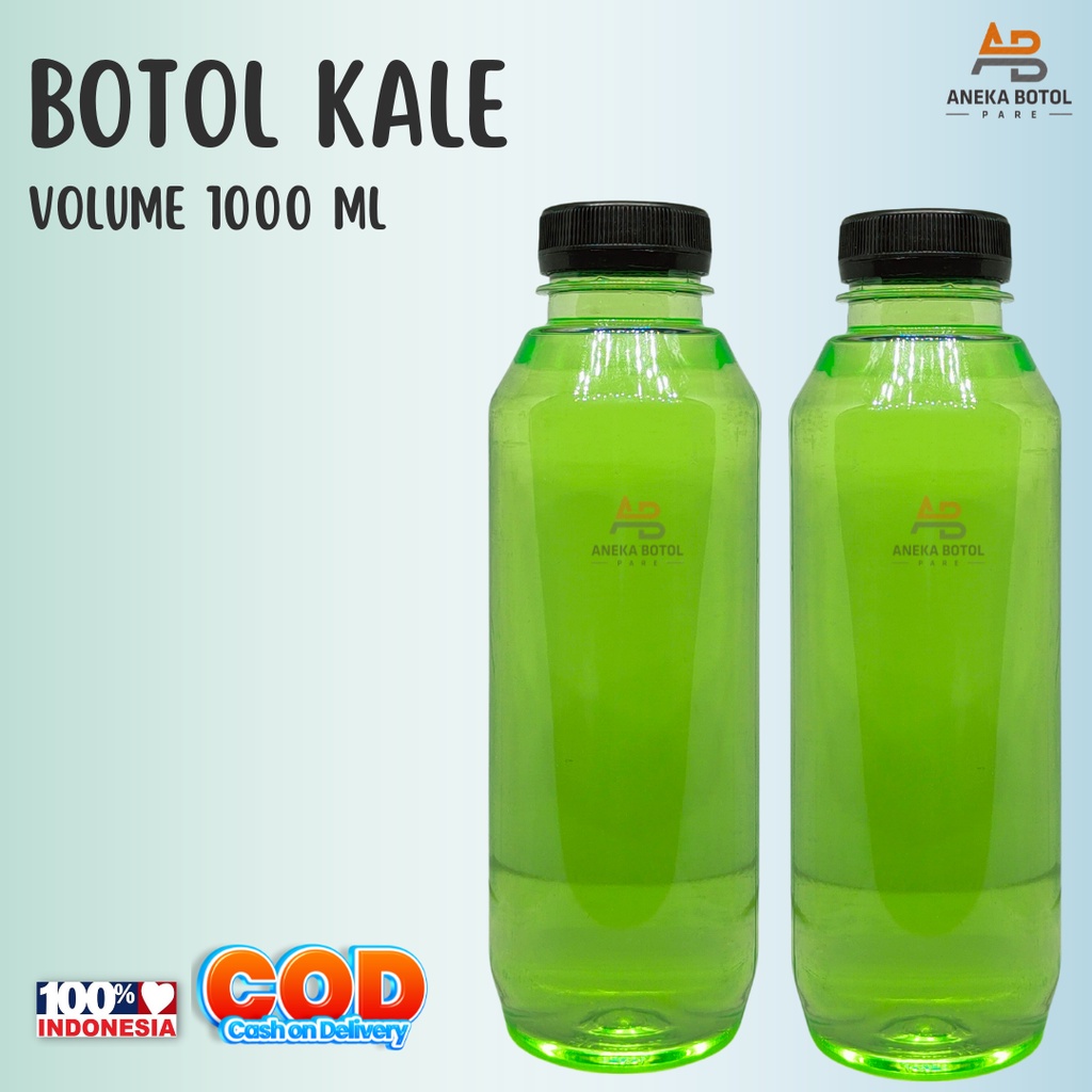 Jual Botol Kale 1000ml | Botol Plastik | Botol Minuman | Shopee Indonesia