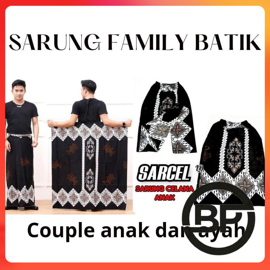 Jual COUPLE SARUNG BATIK DEWASA DAN SARUNG CELANA BATIK ANAK LAKI LAKI ...
