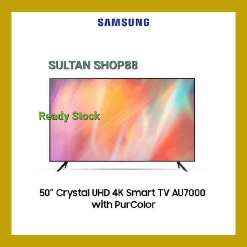 Jual SAMSUNG LED TV CRYSTAL UHD 4K SMART TV 50 INCH UA50AU7000 I ...