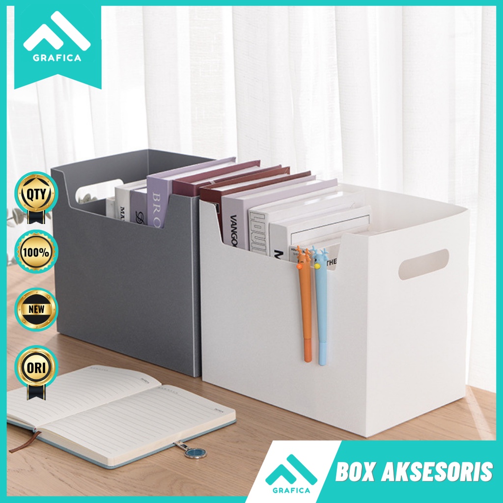 Jual KOTAK BOX TEMPAT PENYIMPANAN LIPAT SERBAGUNA WADAH FILE TRAY KOTAK ...