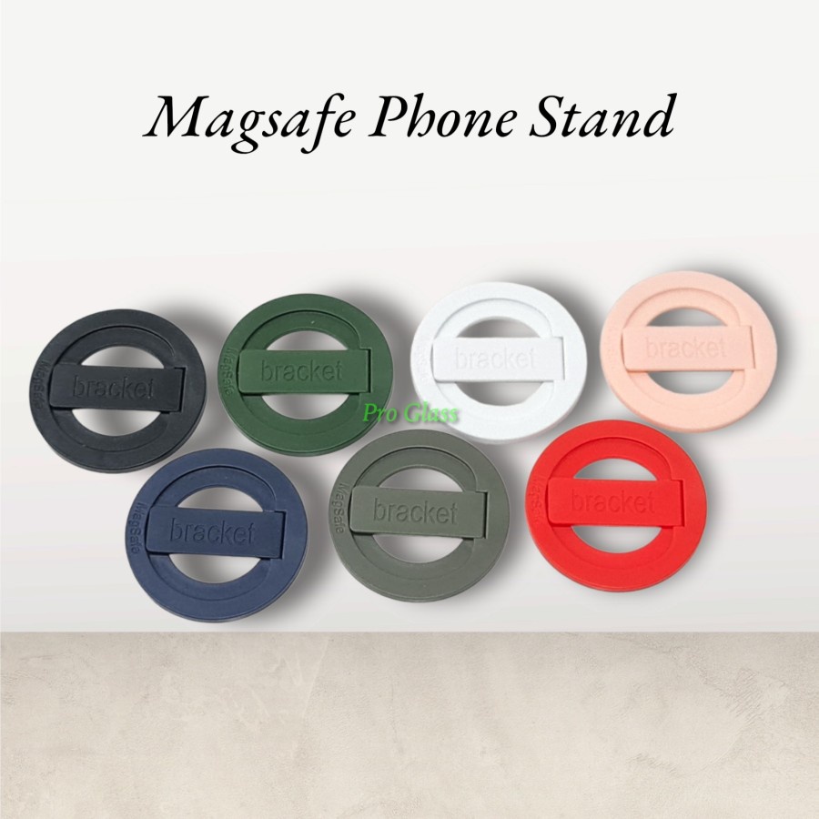 Jual Magnetic Magsafe Holder / Phone Stand Ring Sticker with adhesive ...