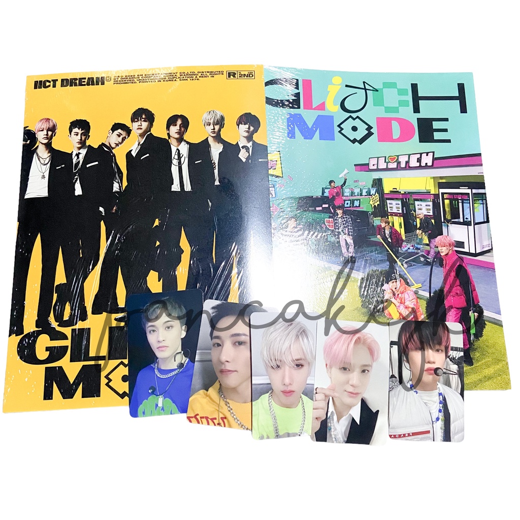 Jual [ ready‼️ sealed ] nct dream glitch mode fansign album glitch ...