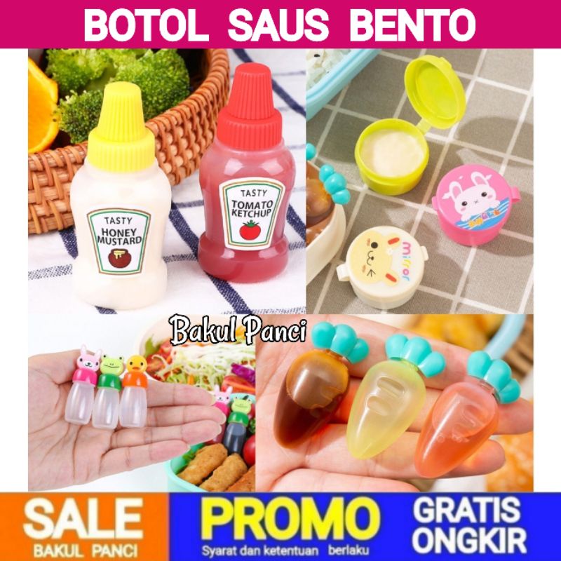 Jual BOTOL SAUS MINI BENTO TEMPAT SAOS KECAP MAYONNAISE WADAH BEKAL ...