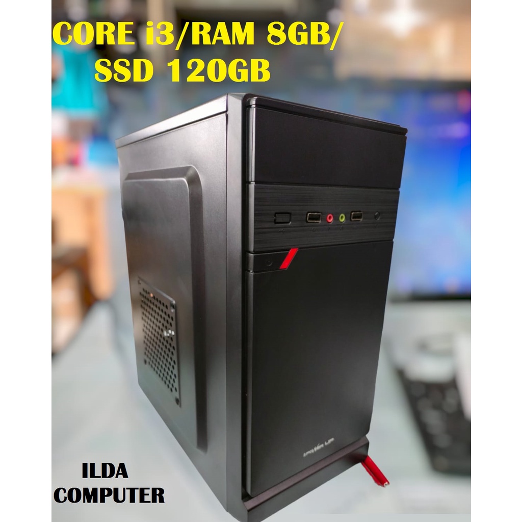 Jual CPU / Komputer / PC Rakitan AMD RAM 8GB SSD 120GB MURAH | Shopee ...