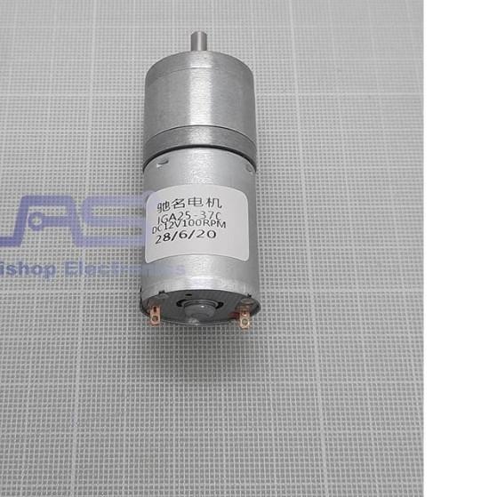 Jual High Torque Motor DC 25GA370 12V 100RPM | Shopee Indonesia