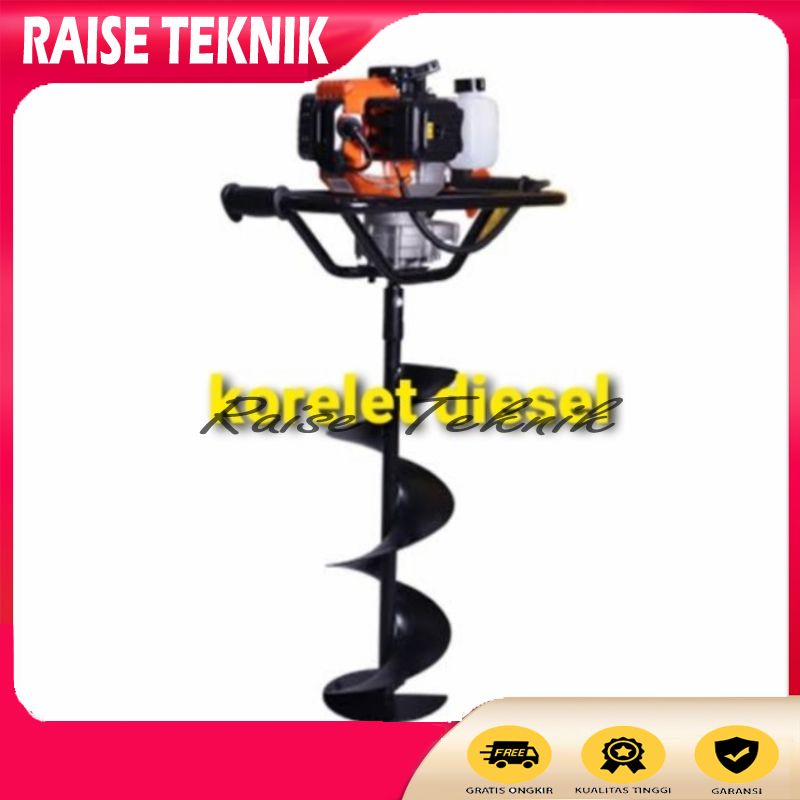 Jual MESIN BOR TANAH FIRMAN FPD62F EARTH AUGER DRILL 250MM 10" | Shopee ...