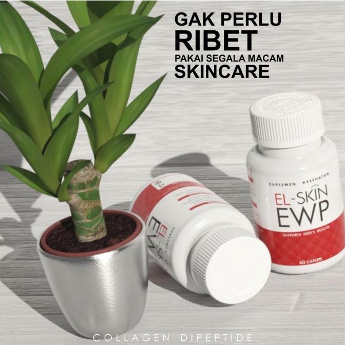 Jual PROMO EL SKIN EWP kolagen collagen hi bone Halal - Original ...