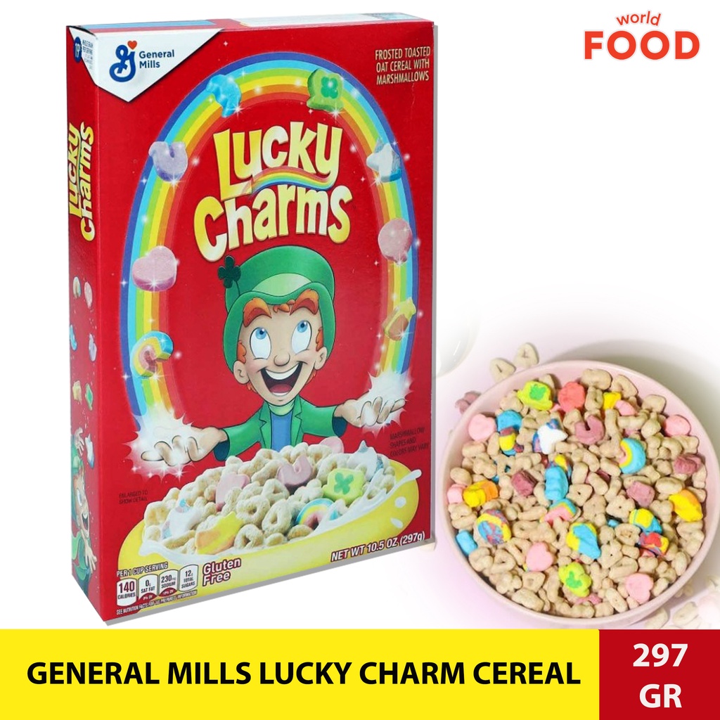Jual GENERAL MILLS LUCKY CHARM CEREAL 10.5OZ | Shopee Indonesia